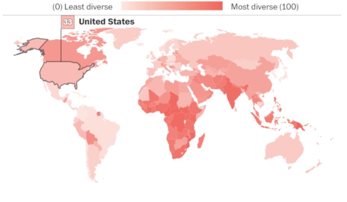 The language diversity map of the world | ATQ News