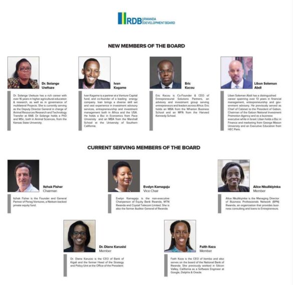 Africa: Ivan Kagame, 3 others named into Rwanda Development Board | ATQ ...